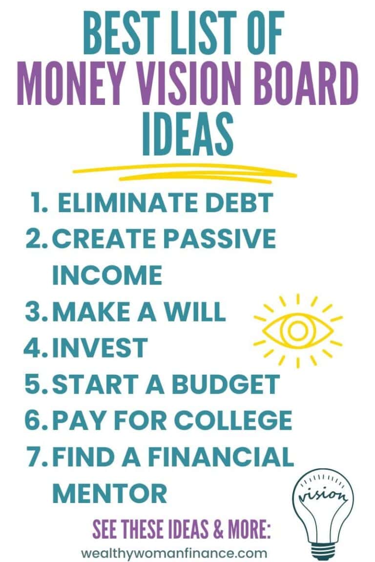 50 Inspiring Money Vision Board Ideas & Examples to Manifest Success