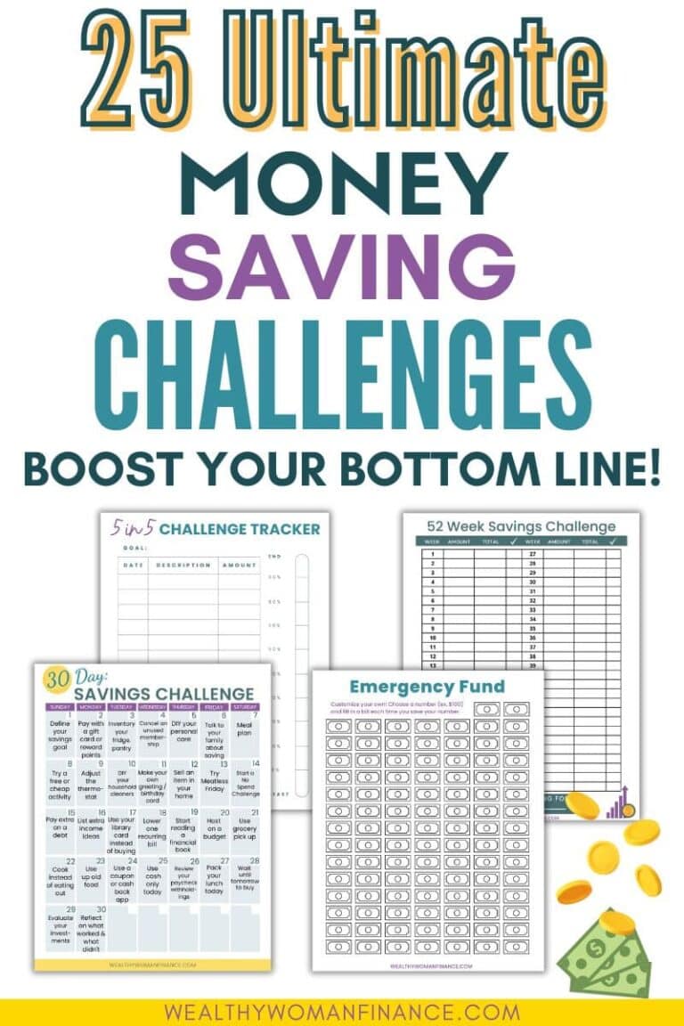 25 Exciting Money Saving Challenges to Try in 2025 - Wealthy Woman Finance