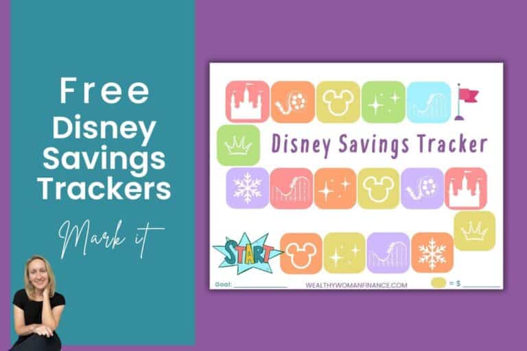 Free Disney Vacation Savings Chart Trackers (+How to Save) - Wealthy ...