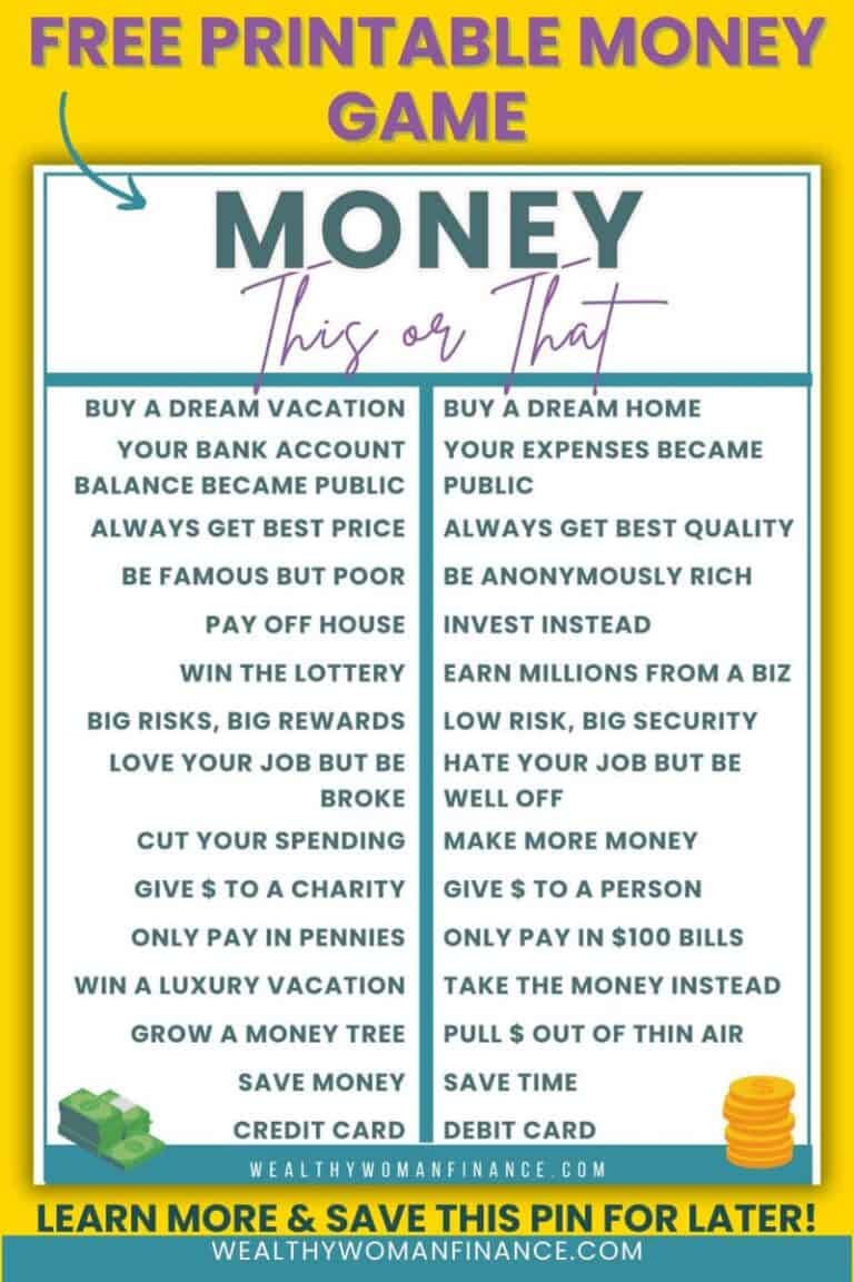 55 Fun Would You Rather Money Questions (+ Free pdf)