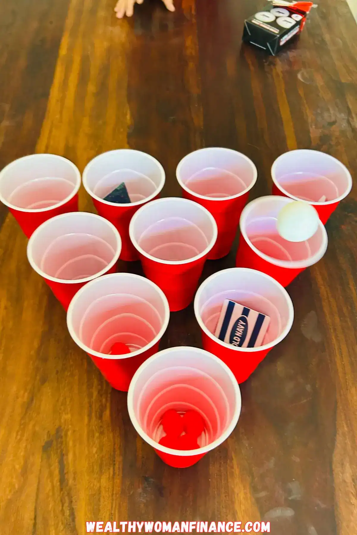 Most Fun Christmas Gift Card Pong Game (Hope Your Aim Is Good!)