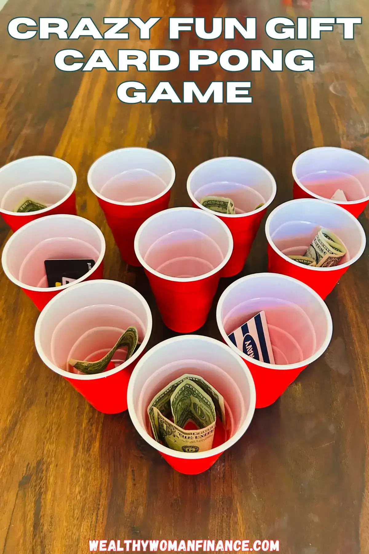 Most Fun Christmas Gift Card Pong Game (Hope Your Aim Is Good!)